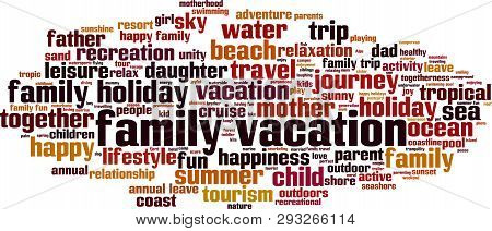 Family Vacation Word Vector & Photo (Free Trial) | Bigstock