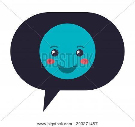 Speech Bubble Happy Vector & Photo (Free Trial) | Bigstock