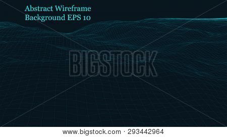 Grid Background Wireframe Images, Illustrations & Vectors (Free) - Bigstock