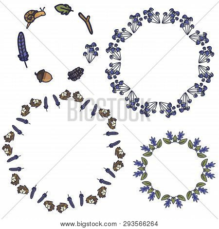 Forest Frame Cartoon Vector & Photo (Free Trial) | Bigstock