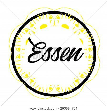 Essen Stamp On White Vector & Photo (Free Trial) | Bigstock