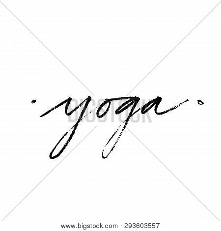 Letters Yoga Images, Illustrations & Vectors (Free) - Bigstock