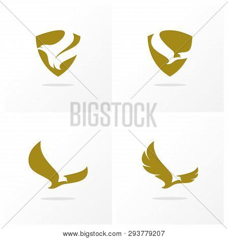 Set Eagle Logo Design Vector & Photo (Free Trial) | Bigstock