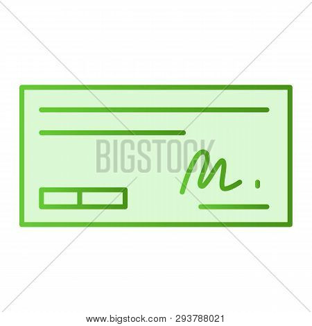 Pay Cheque Flat Icon Vector & Photo (Free Trial) | Bigstock