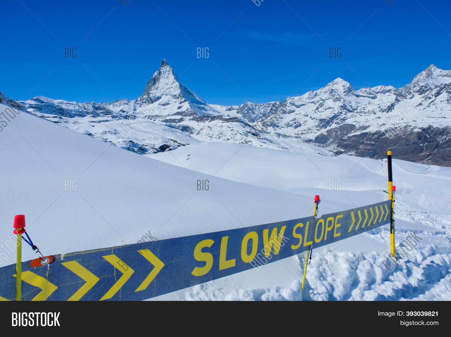 Slow Slope Badge Sign Image & Photo (Free Trial) | Bigstock