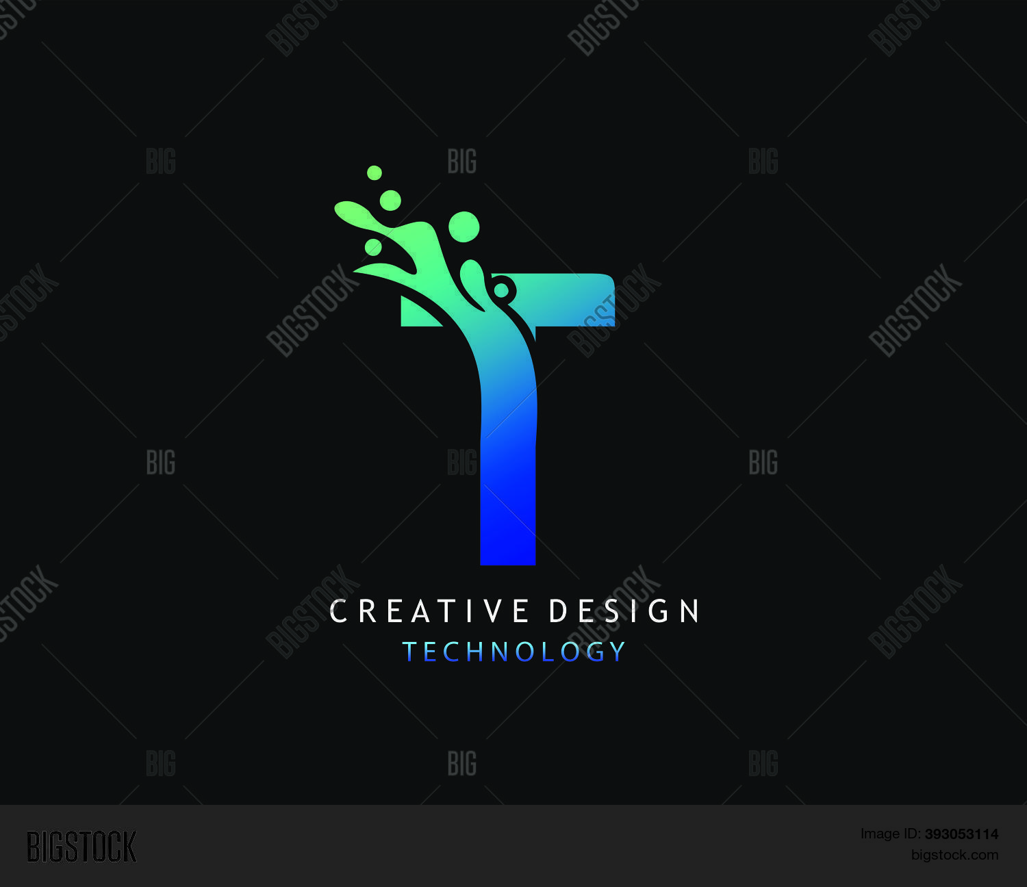 Letter T Water Splash Vector & Photo (Free Trial) | Bigstock