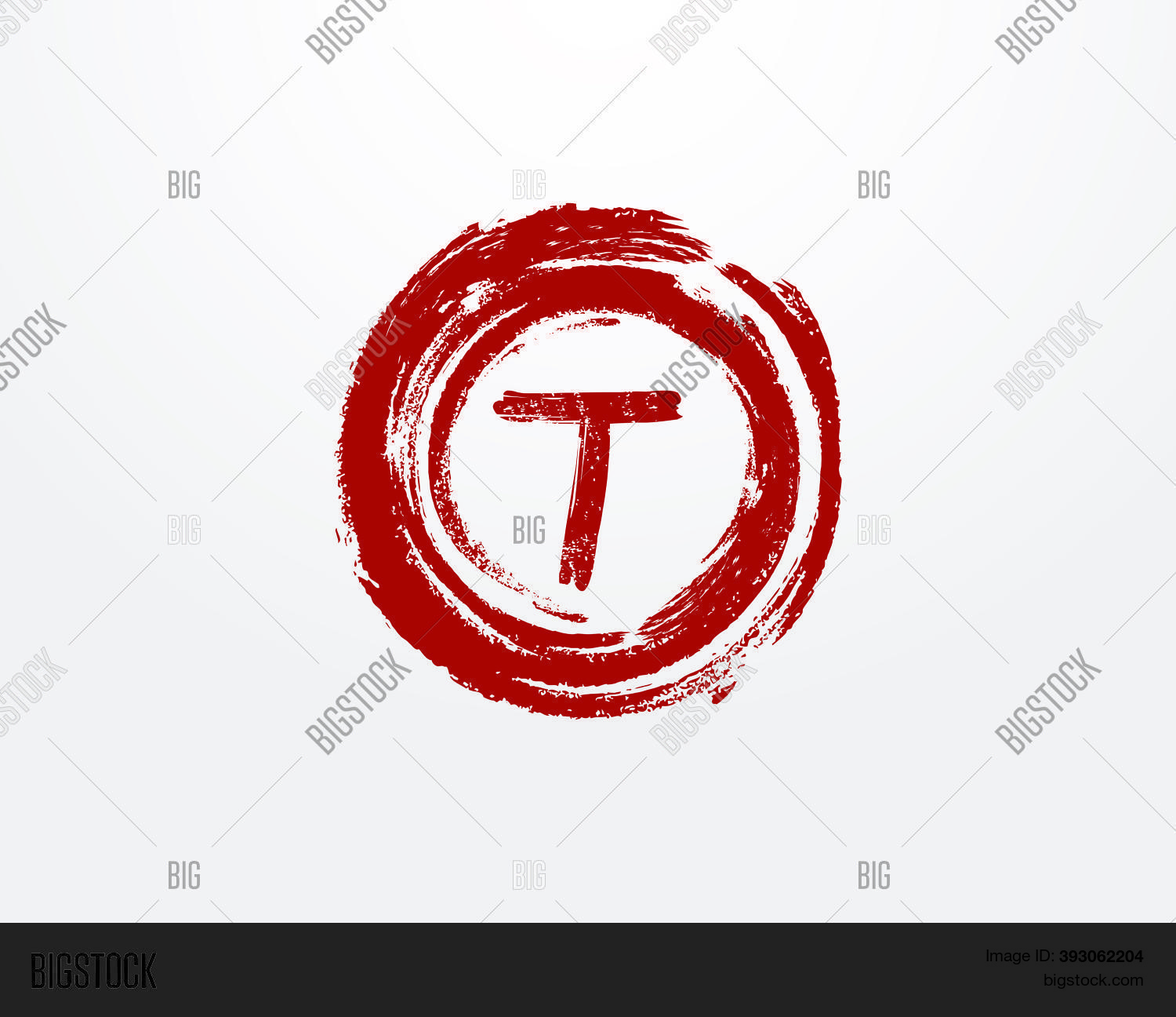 T Letter Logo Circle Vector & Photo (Free Trial) | Bigstock