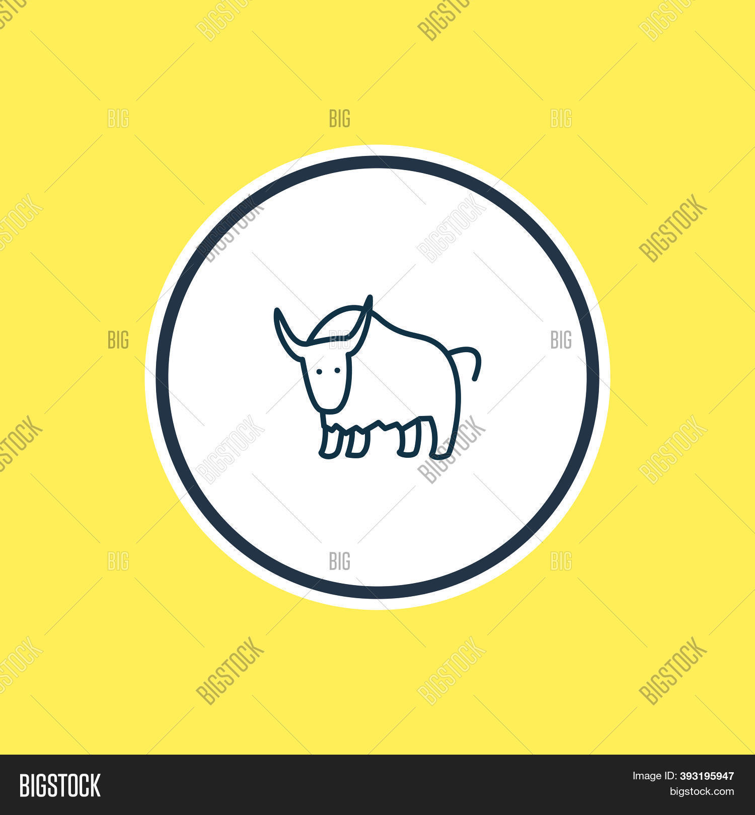 Illustration Ox Icon Image & Photo (Free Trial) | Bigstock