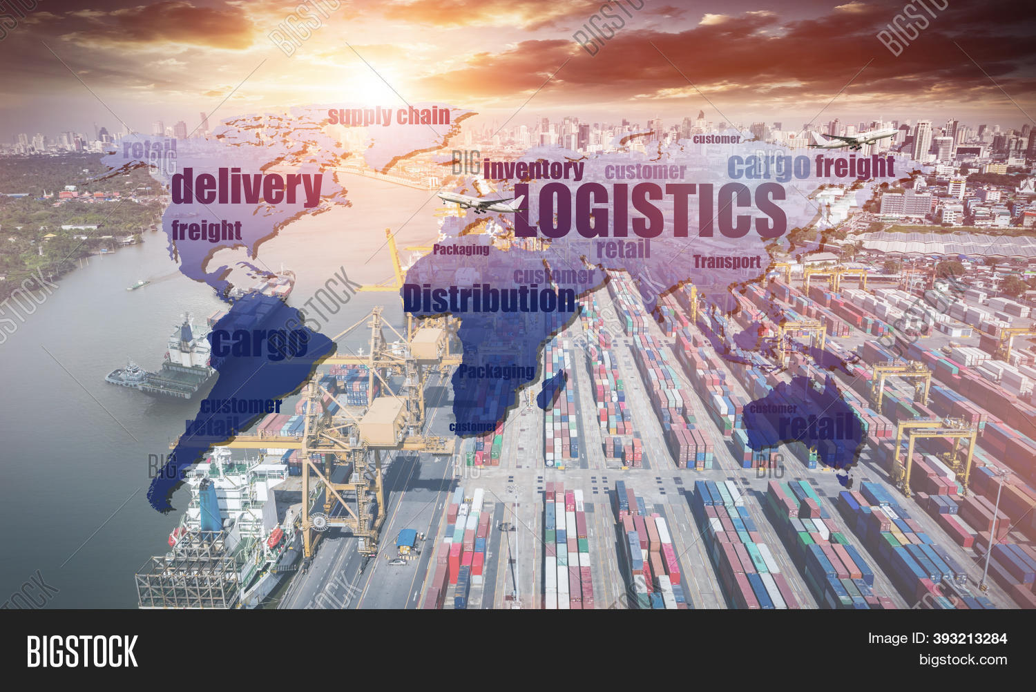 World Map Logistic Image & Photo (Free Trial) | Bigstock