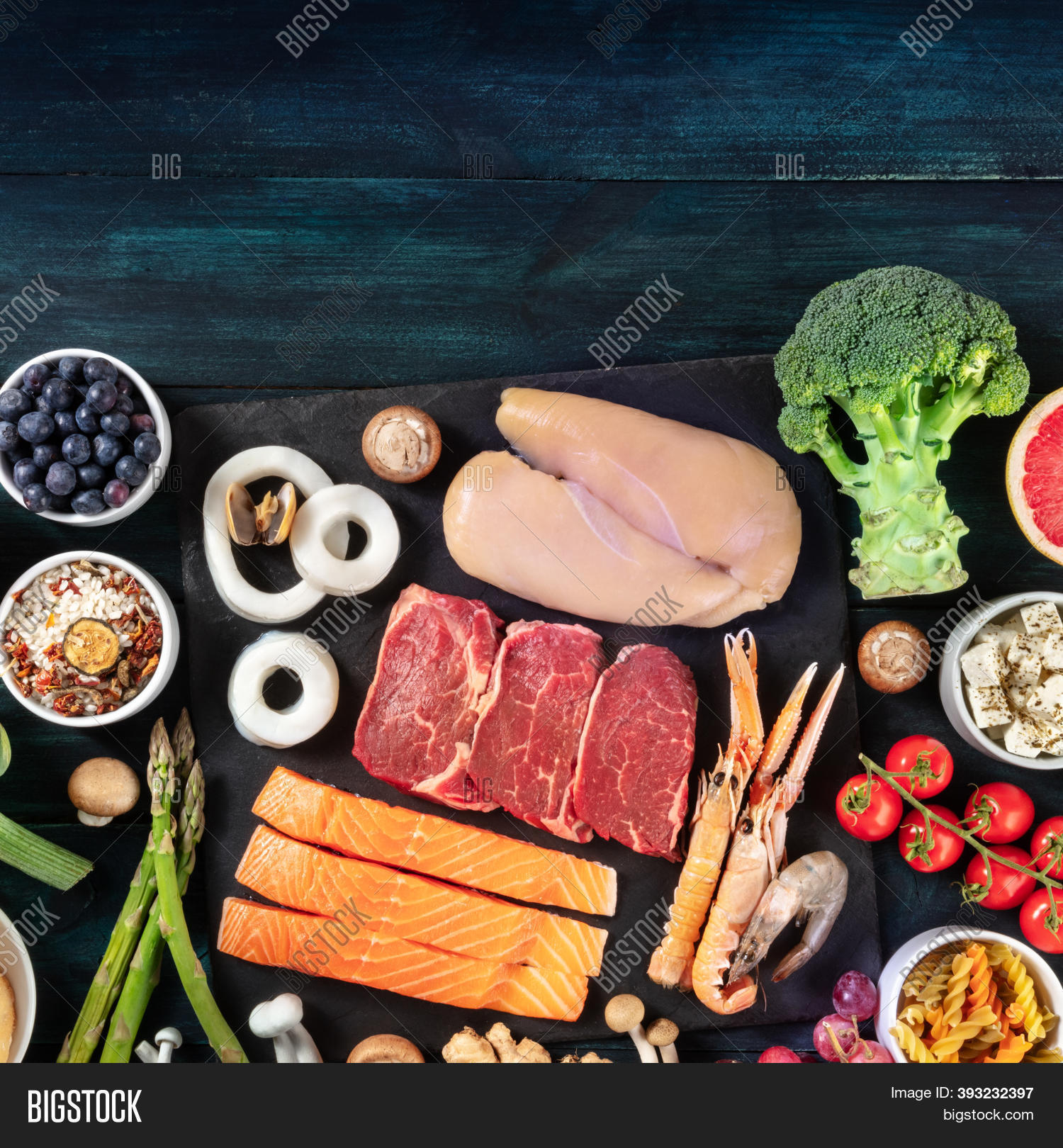 Food Variety Square Image & Photo (Free Trial) | Bigstock