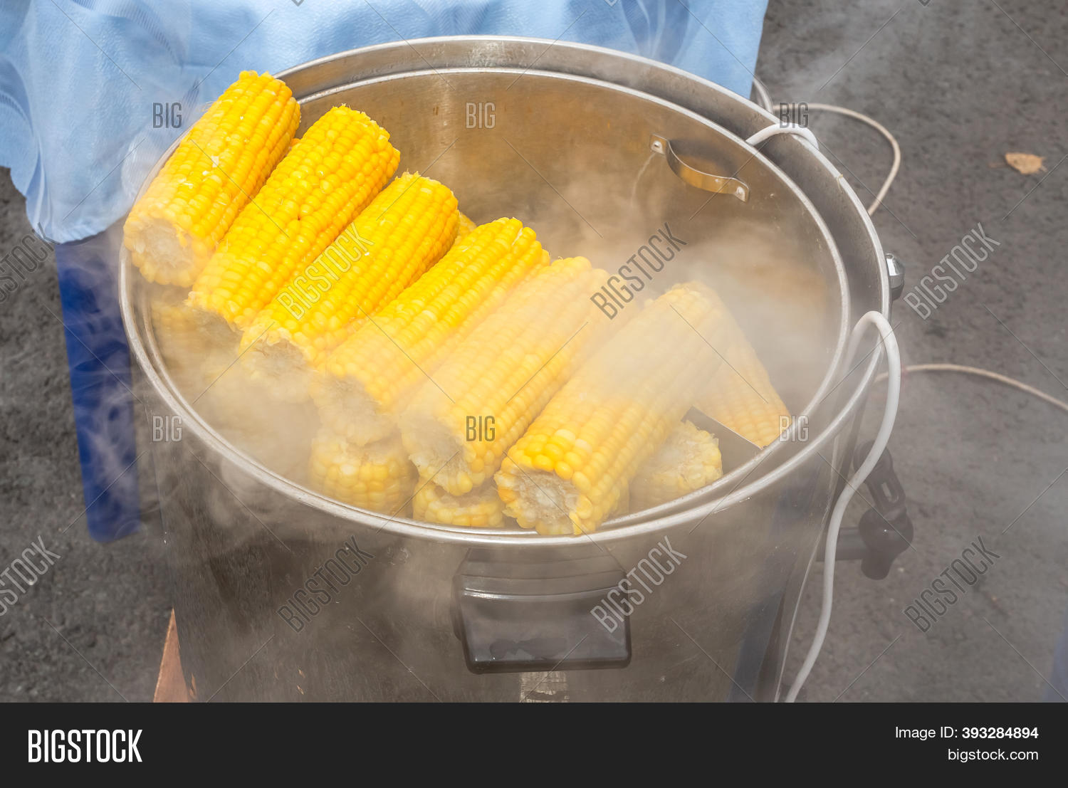 Steamed Corn Cooking Image & Photo (Free Trial) | Bigstock