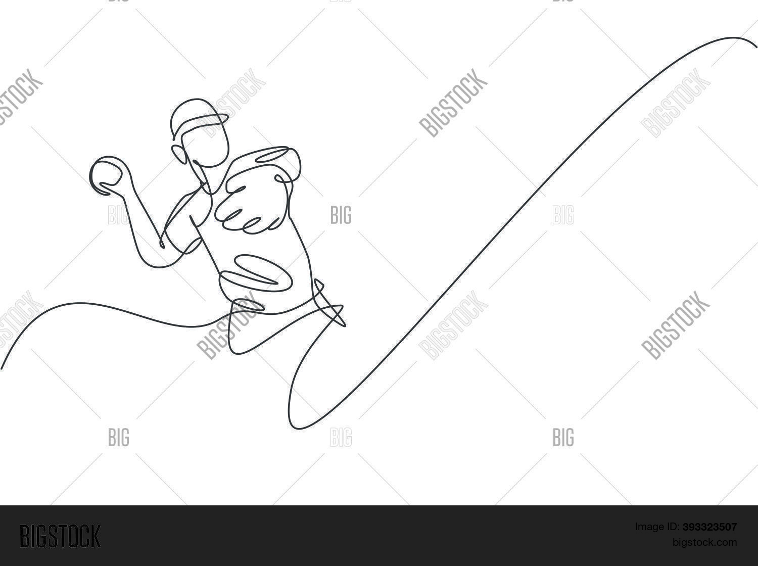 One Single Line Vector & Photo (Free Trial) | Bigstock