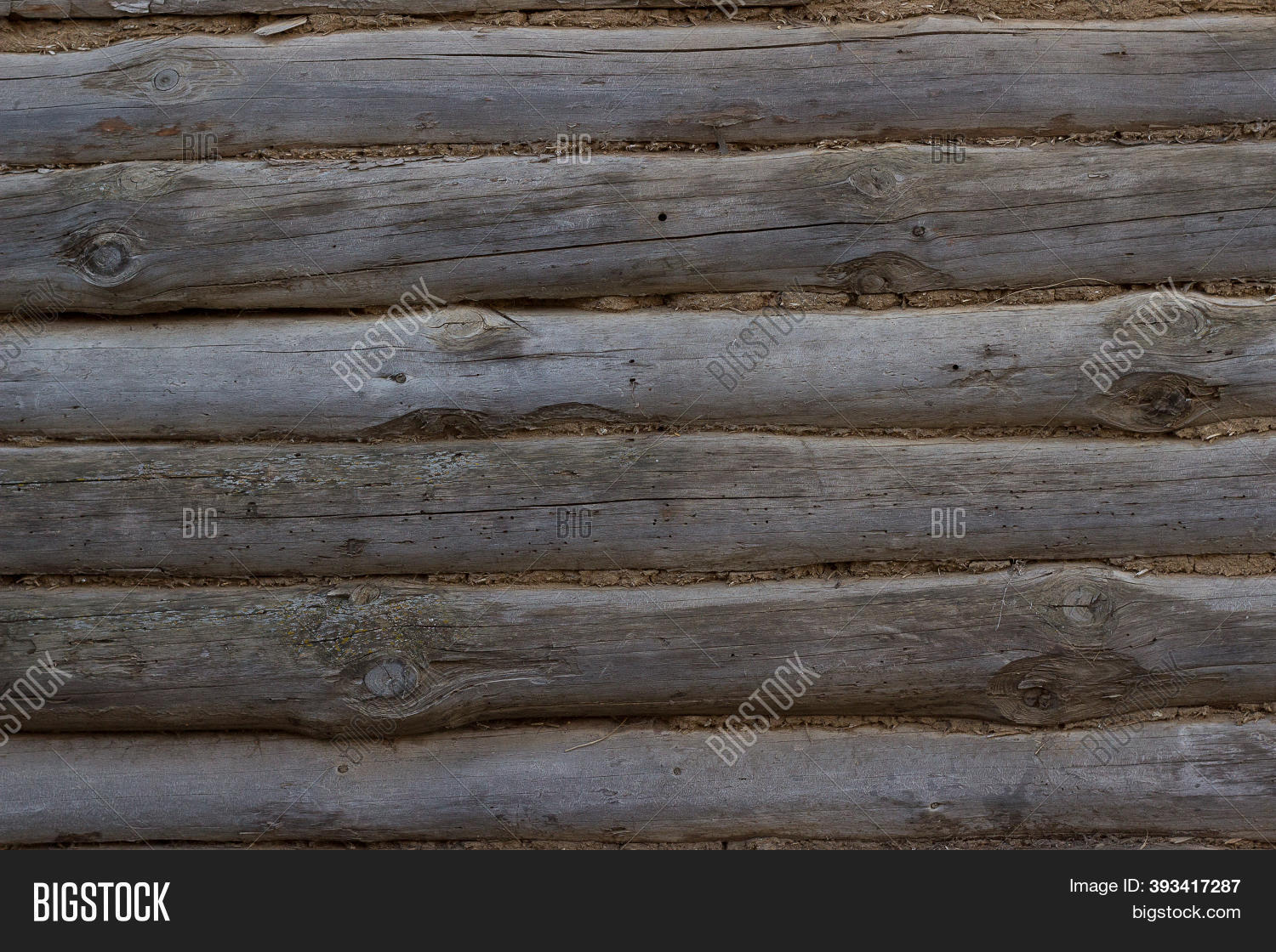 Old Wooden Log Walls Image & Photo (Free Trial) | Bigstock