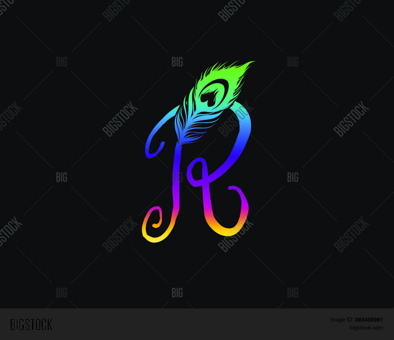 Unique R Letter Vector & Photo (Free Trial) | Bigstock