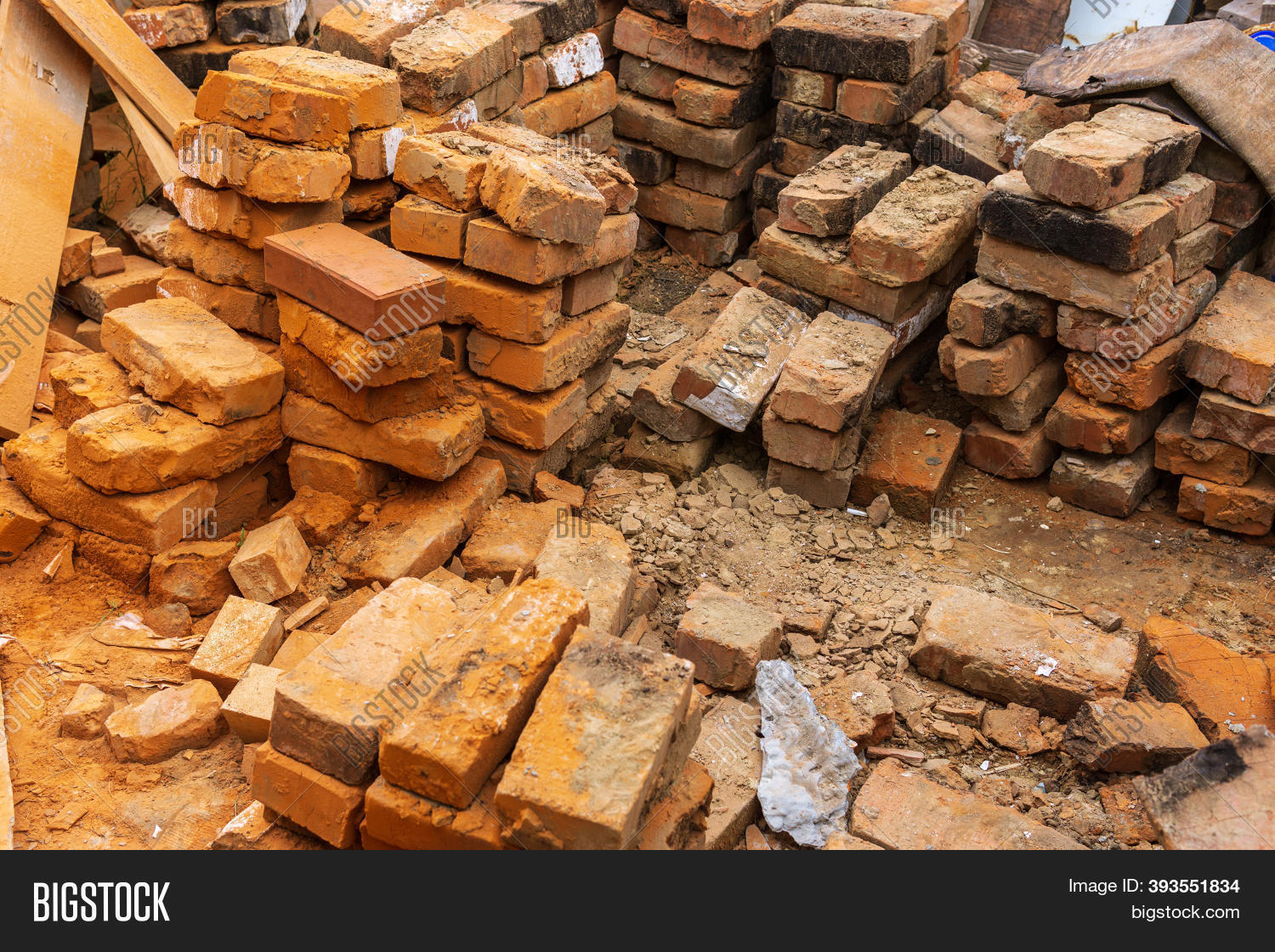 Piles Brick, Red Brick Image & Photo (Free Trial) | Bigstock