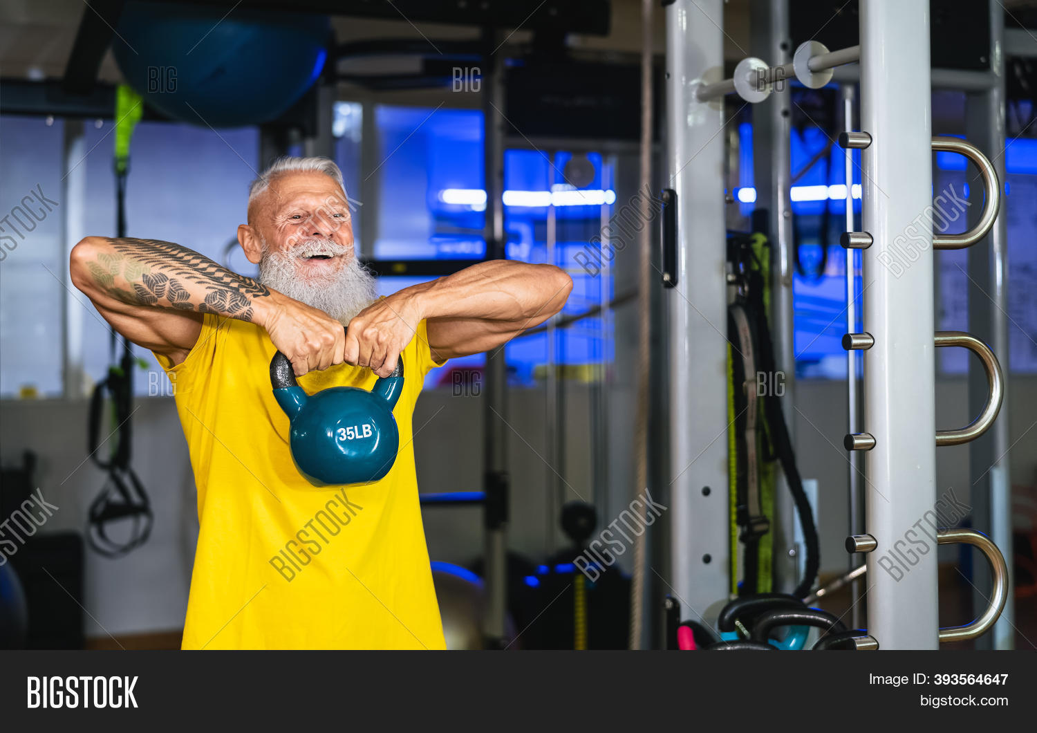 Senior Fit Man Doing Image & Photo (Free Trial) | Bigstock