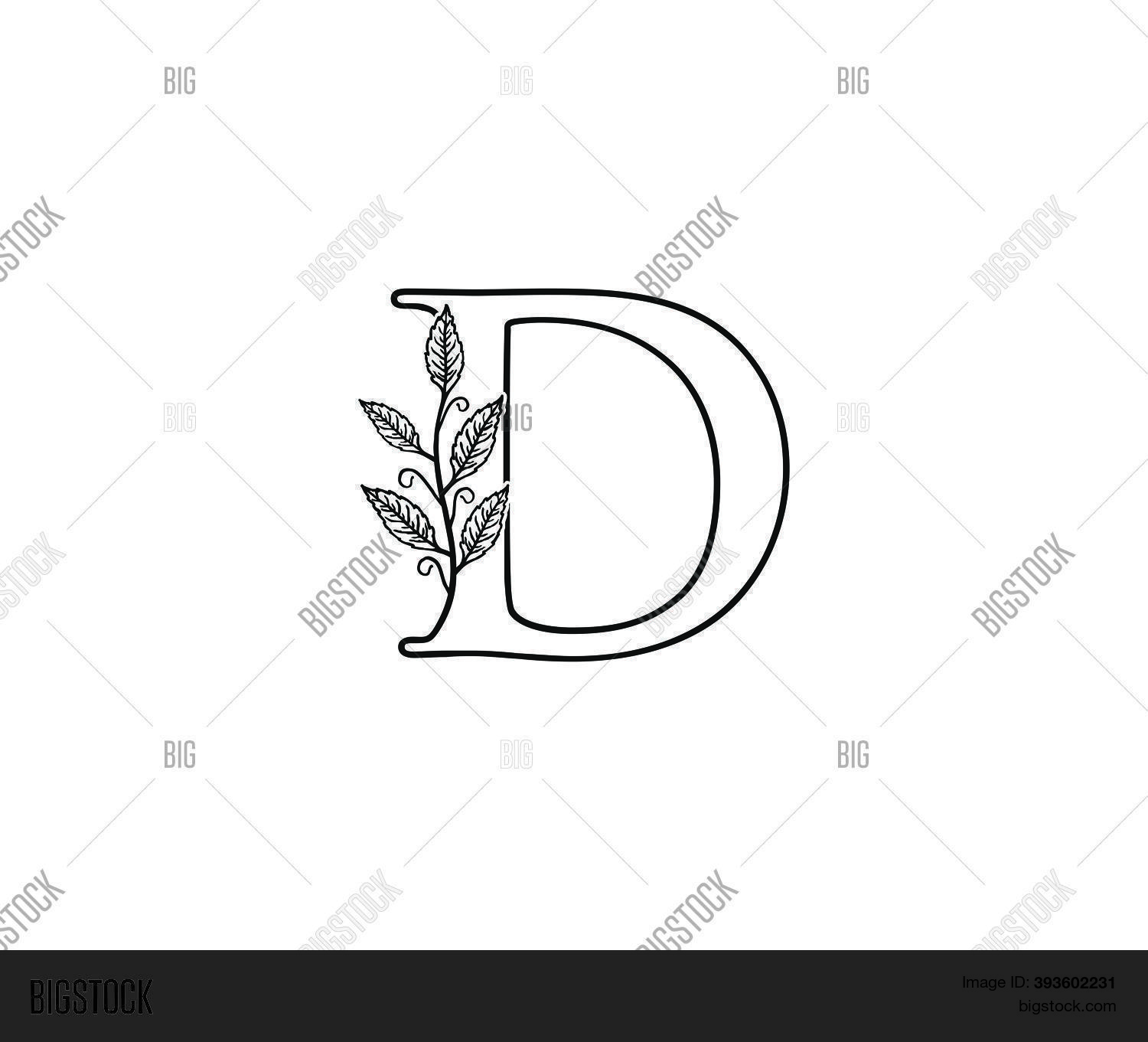 Initial D Letter Vector & Photo (Free Trial) | Bigstock