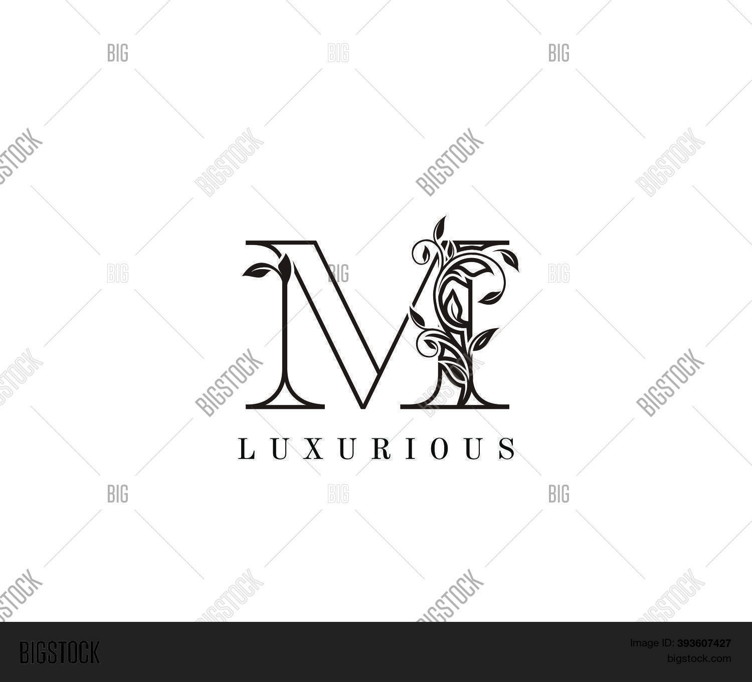 Vintage Letter M Logo Vector & Photo (Free Trial) | Bigstock