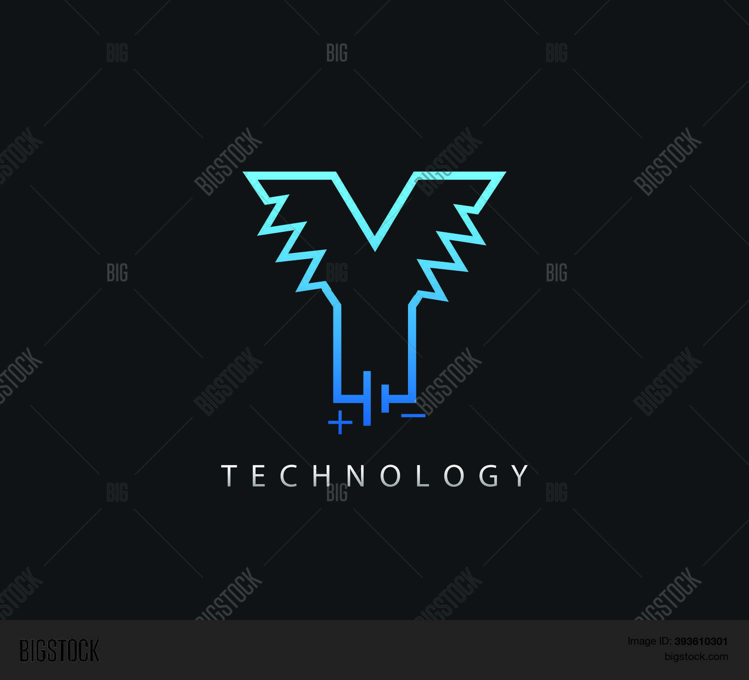Electric Y Letter Vector & Photo (Free Trial) | Bigstock