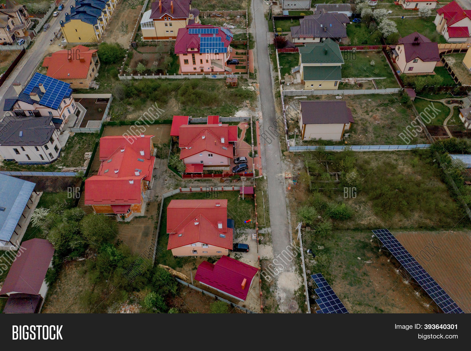 Aerial Top View House Image & Photo (Free Trial) | Bigstock