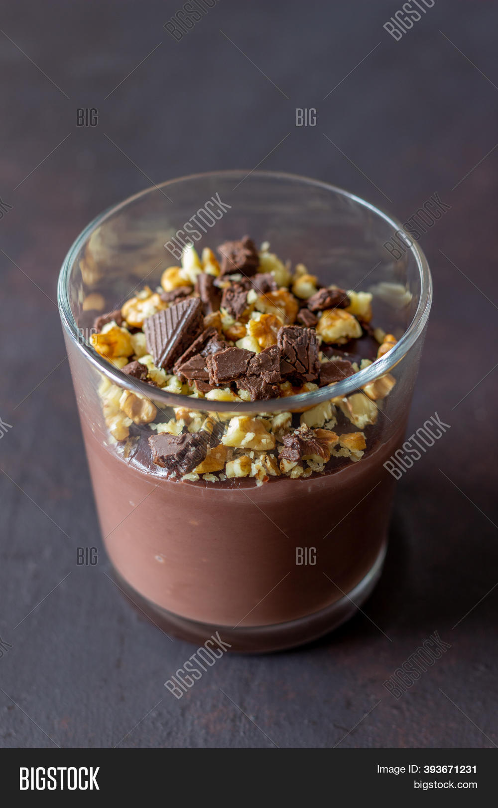 Chocolate Nut Pudding Image & Photo (Free Trial) | Bigstock
