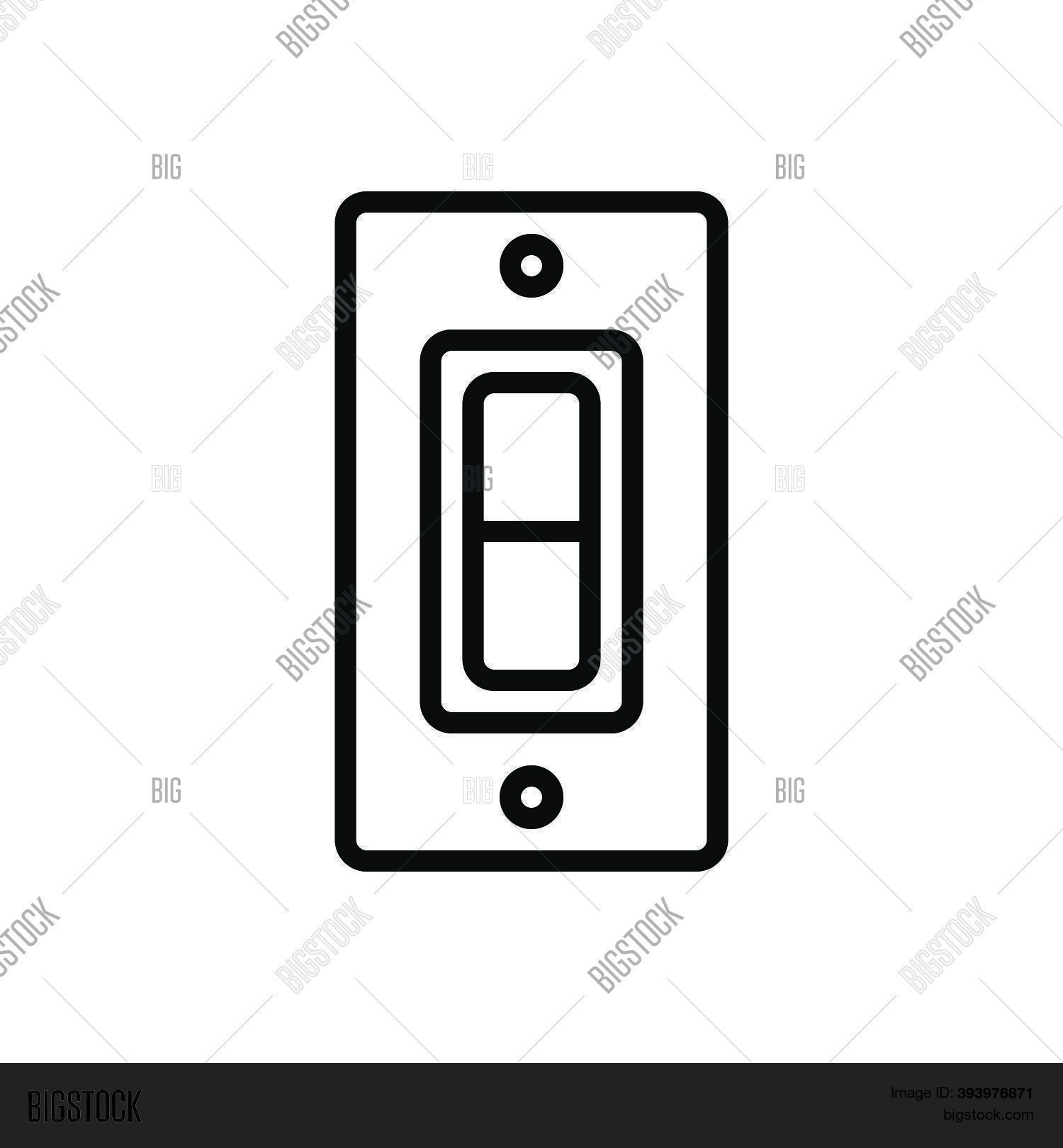 Black Line Icon Vector & Photo (Free Trial) | Bigstock
