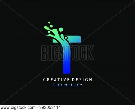 Letter T Water Splash Vector & Photo (Free Trial) | Bigstock