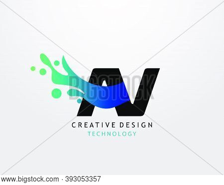 Letter N Water Splash Vector & Photo (Free Trial) | Bigstock