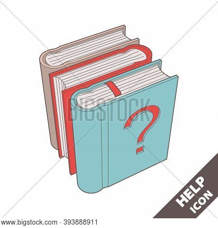 Stack Books Question Vector & Photo (Free Trial) | Bigstock