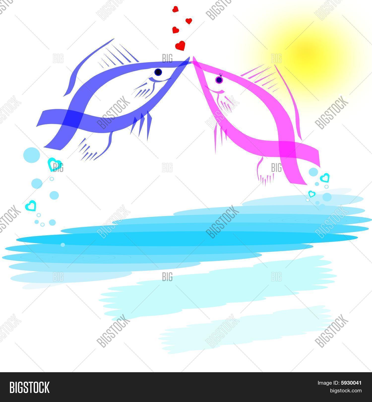 Kissing Goldfish Image & Photo (Free Trial) | Bigstock