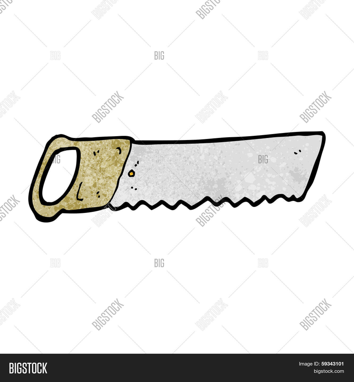 Cartoon Saw Vector & Photo (Free Trial) | Bigstock