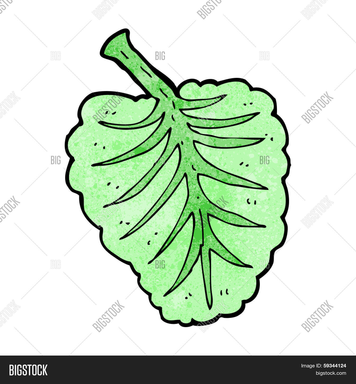 Cartoon Leaf Symbol Vector & Photo (Free Trial) | Bigstock
