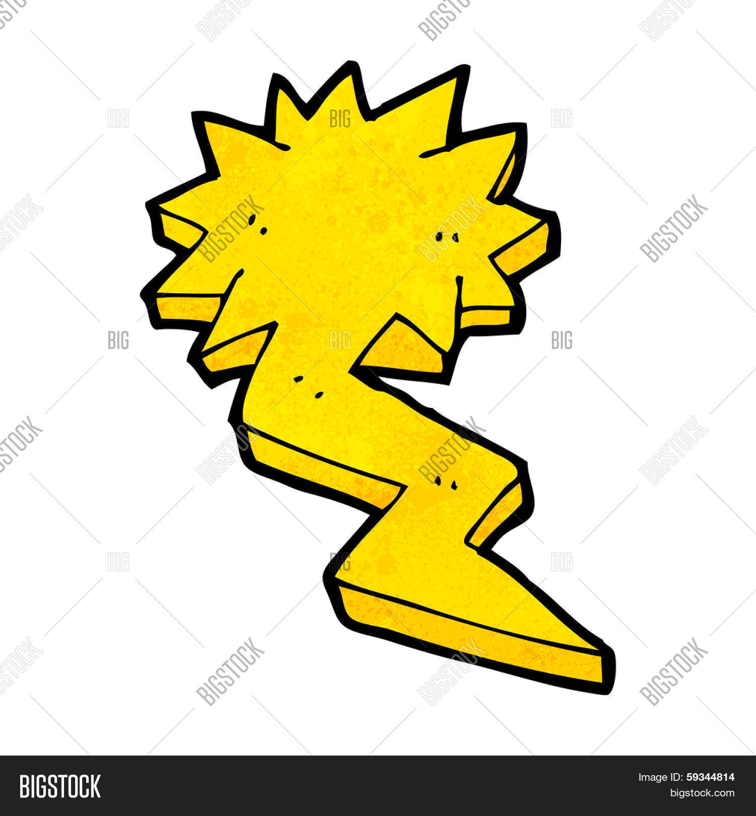 Cartoon Lightning Vector & Photo (Free Trial) | Bigstock