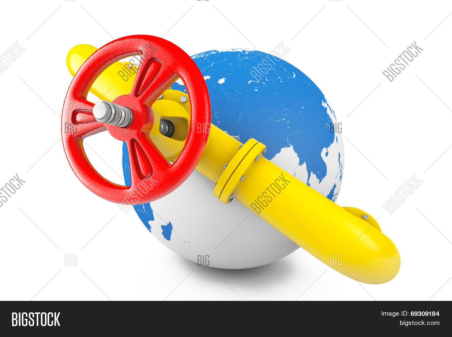 Gas Pipeline Earth Image & Photo (Free Trial) | Bigstock