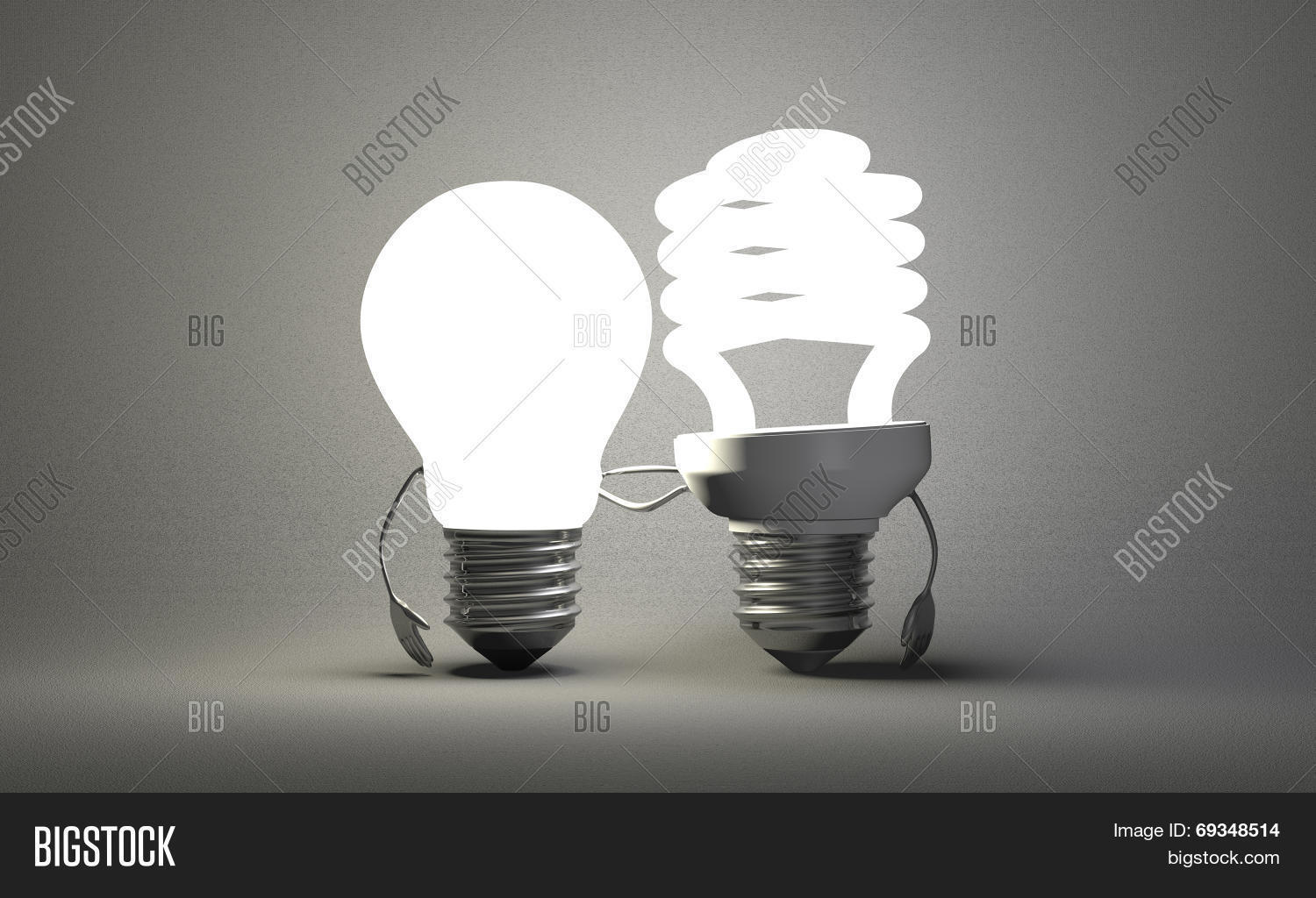 Light Bulb Characters Image & Photo (Free Trial) | Bigstock