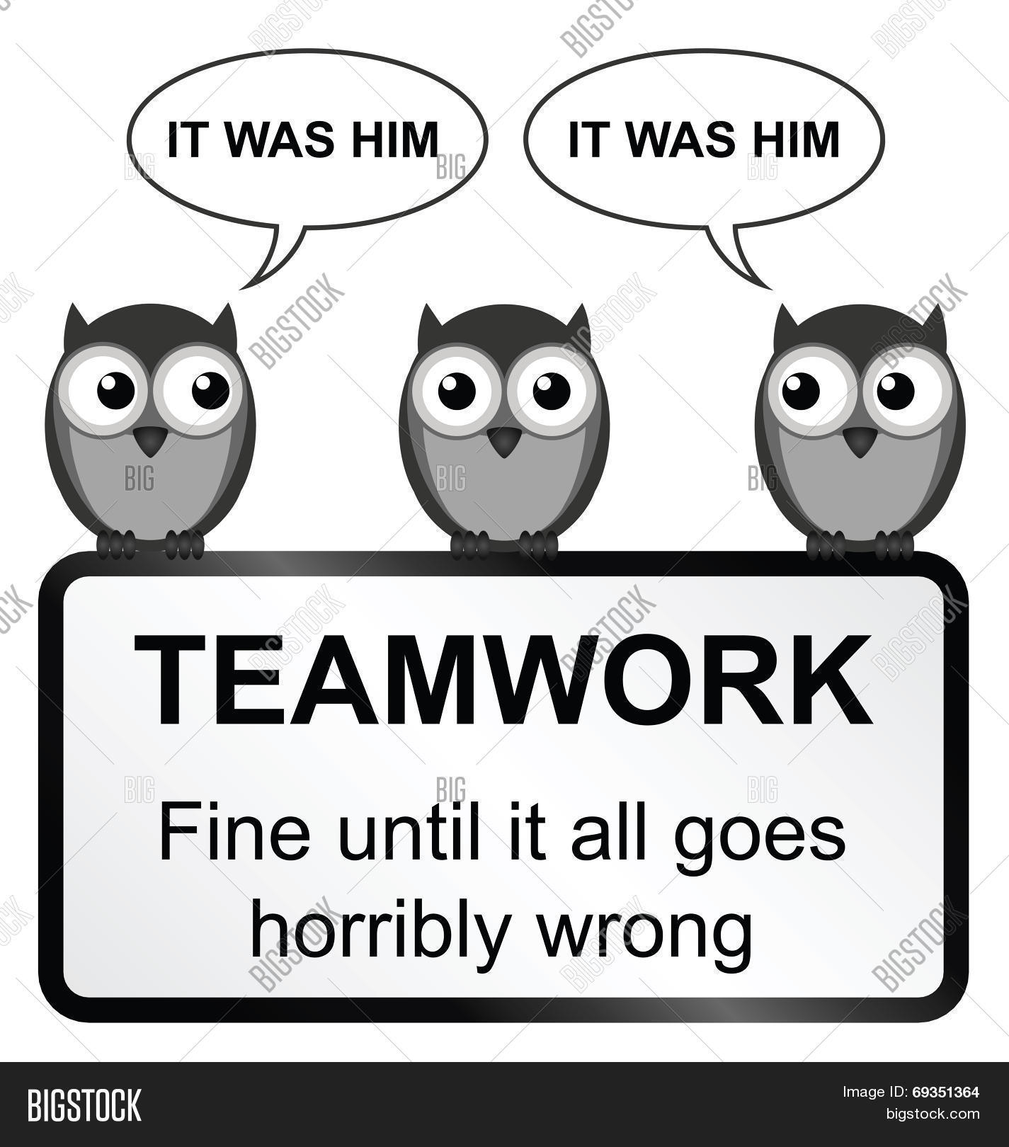 Teamwork Sign Vector & Photo (Free Trial) | Bigstock