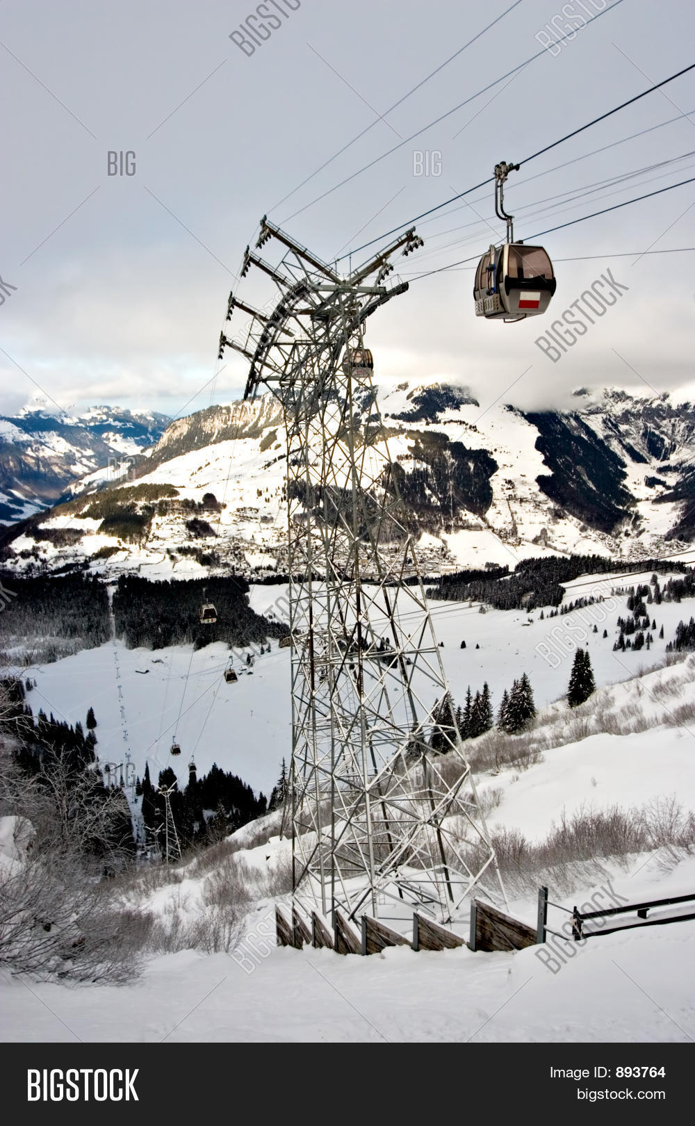 Gondola Swiss Alps Image & Photo (Free Trial) | Bigstock