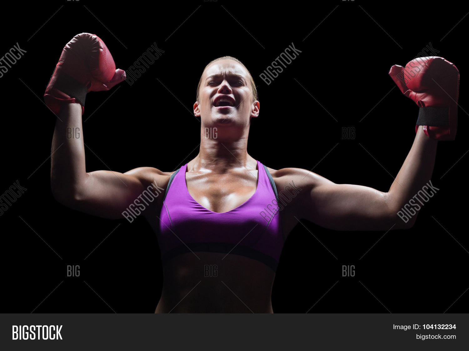 Winning Woman Cheering Image & Photo (Free Trial) | Bigstock