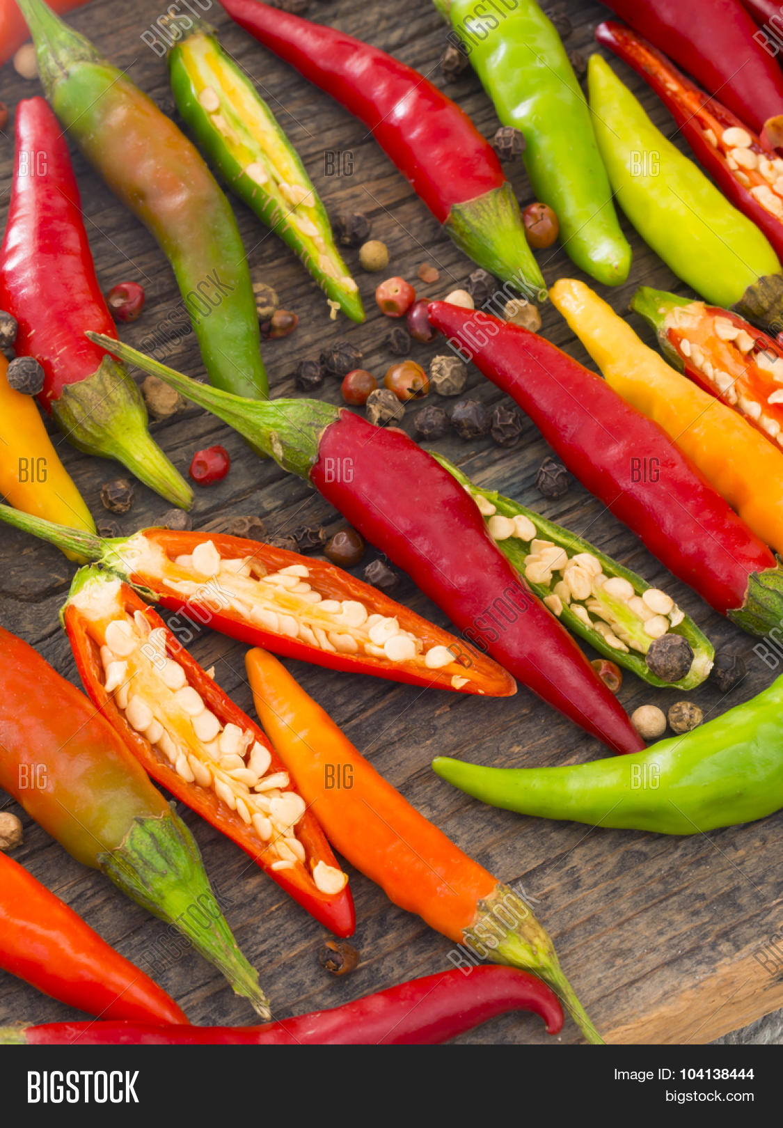 Fresh Chili Peppers Image & Photo (Free Trial) | Bigstock