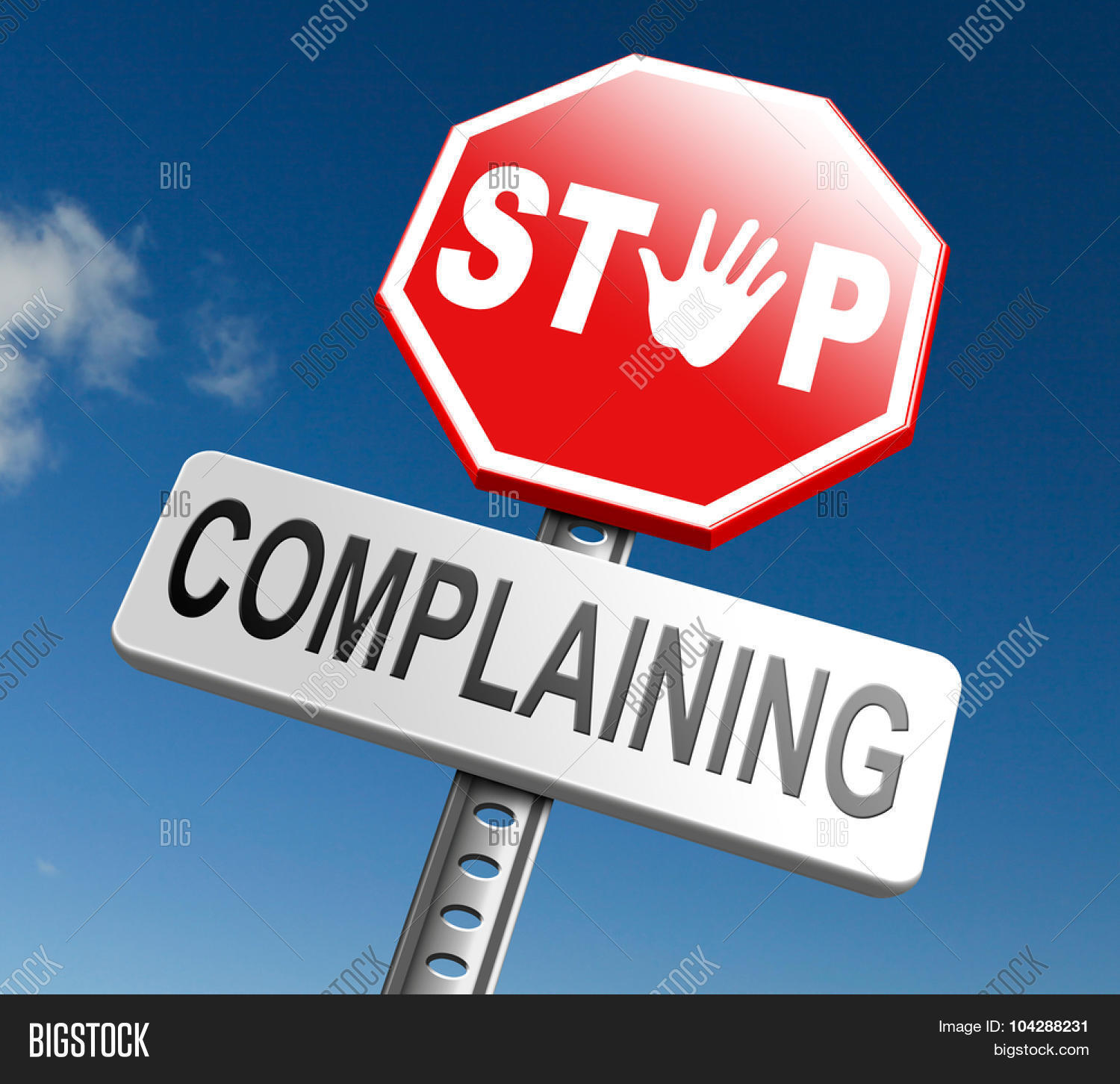 Stop Complaining Image & Photo (Free Trial) | Bigstock
