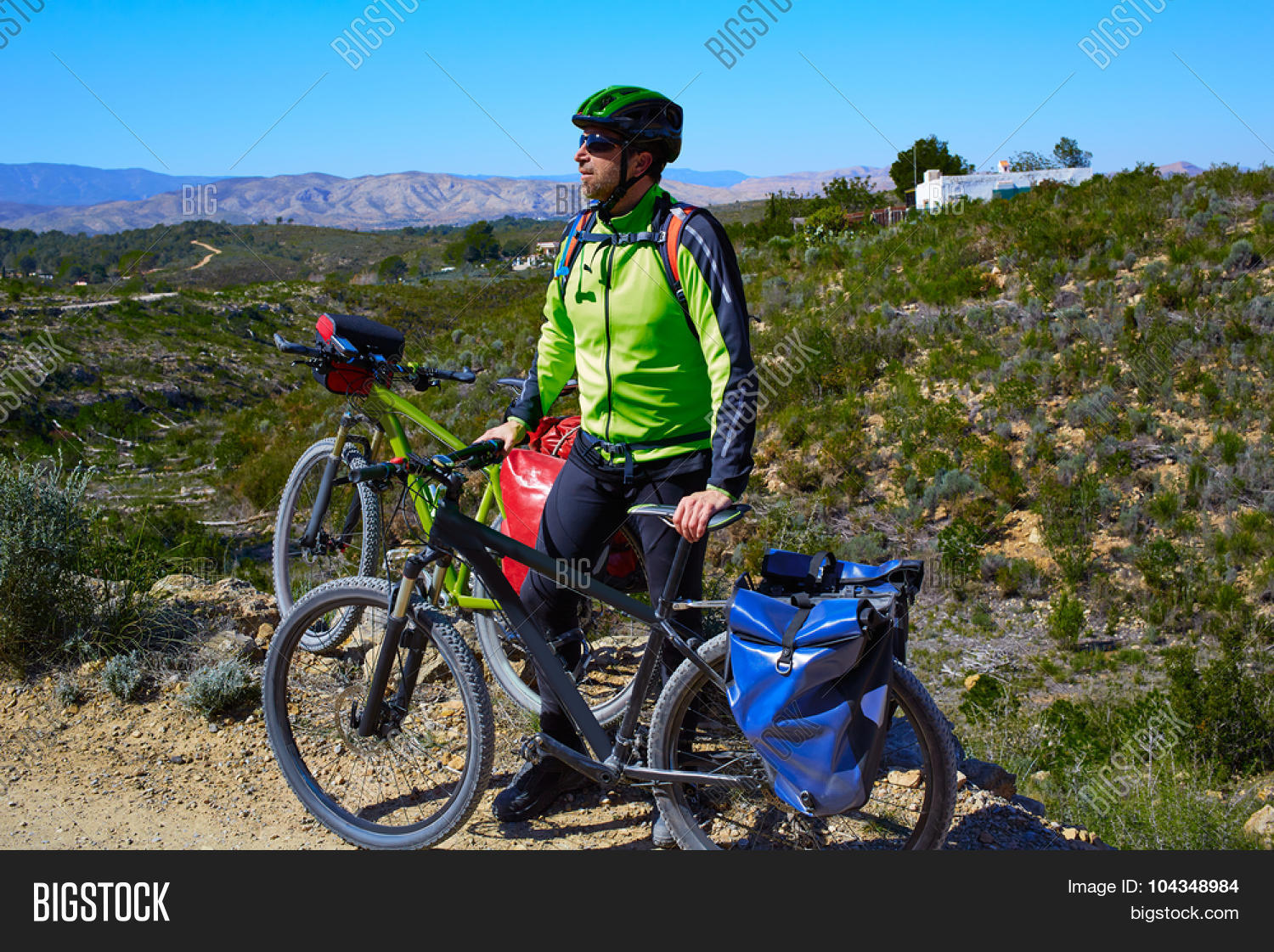 Cycling Tourist MTB Image & Photo (Free Trial) | Bigstock