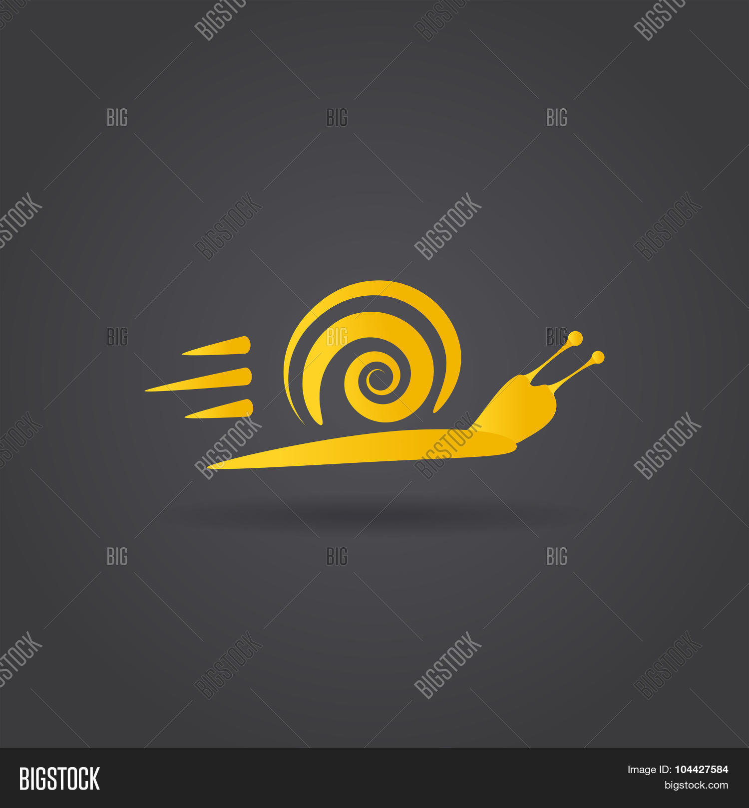 Fast Snail Icon Vector & Photo (Free Trial) | Bigstock