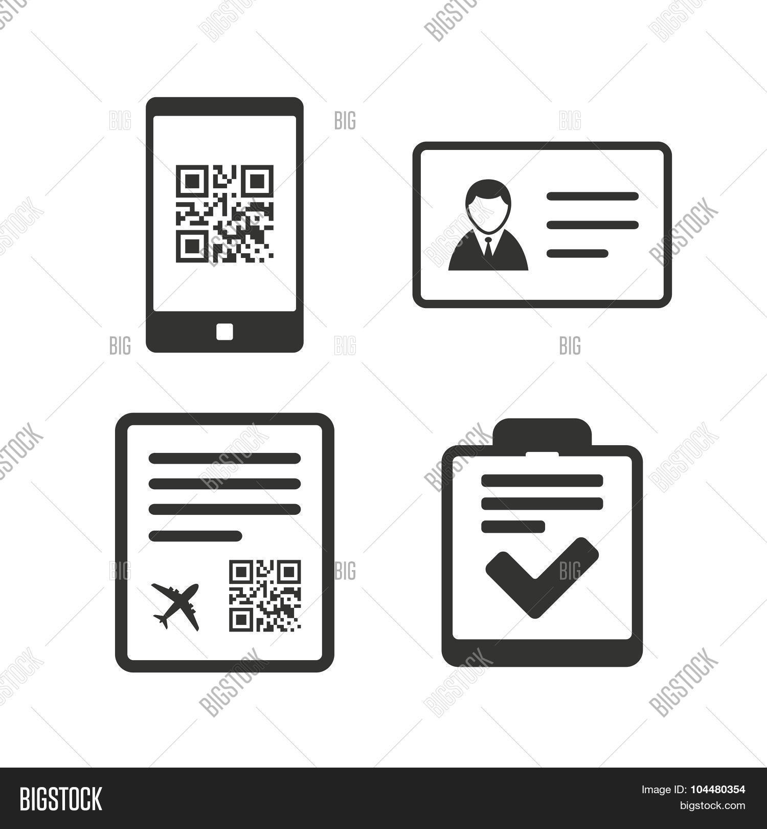 QR Scan Code Icon. Vector & Photo (Free Trial) | Bigstock