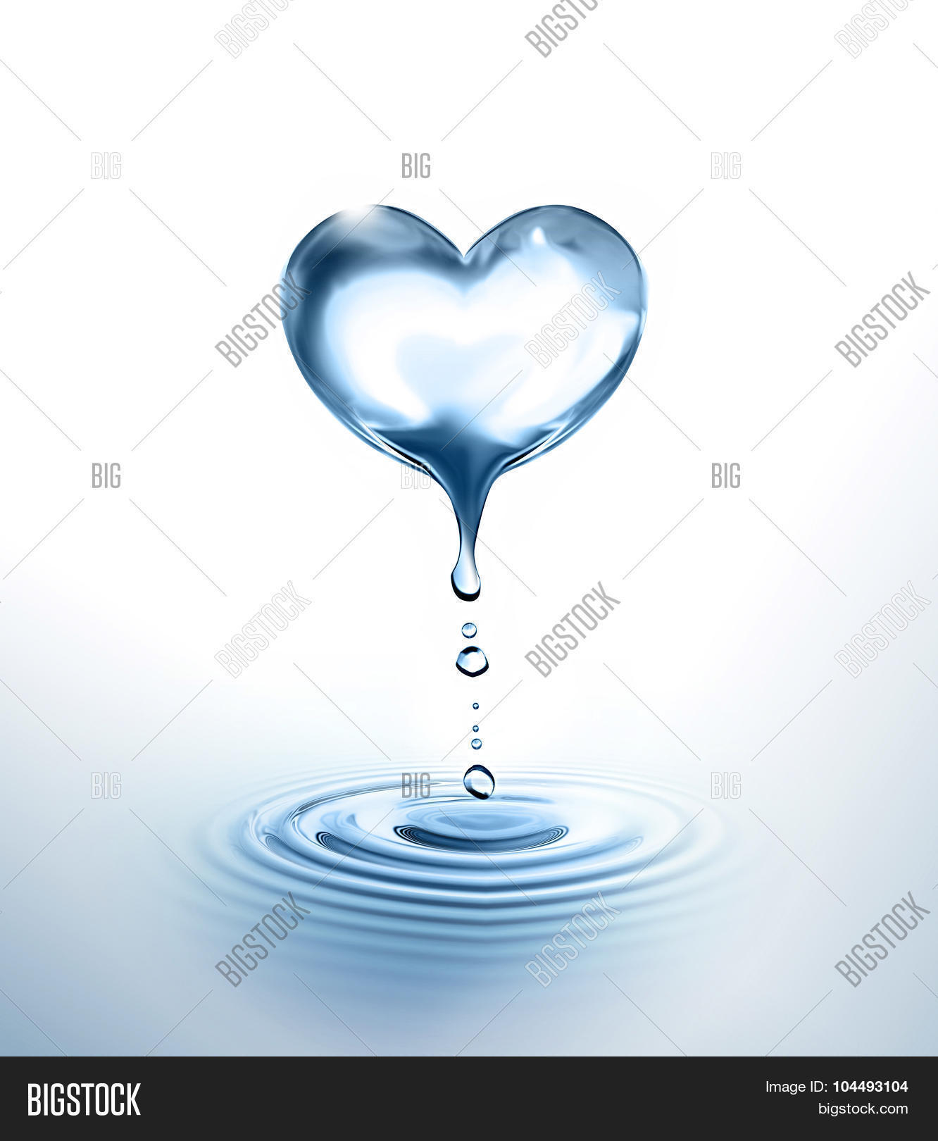 Water Heart Image & Photo (Free Trial) | Bigstock