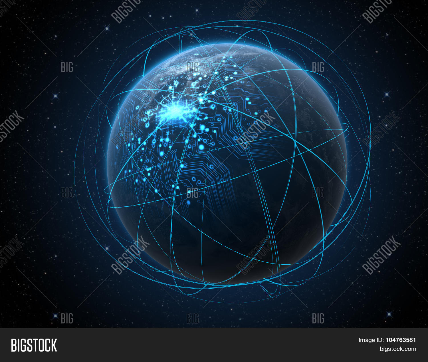 Planet Illuminated Image & Photo (Free Trial) | Bigstock