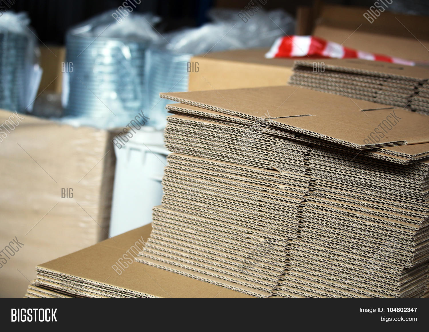 Unfolded Cardboards Image & Photo (Free Trial) | Bigstock