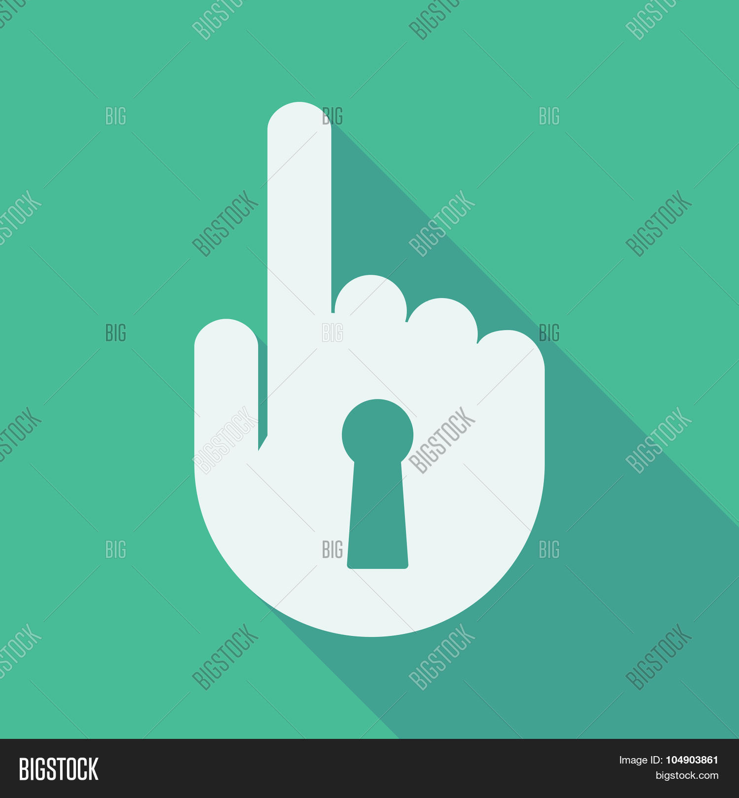 Long Shadow Pointing Vector & Photo (Free Trial) | Bigstock