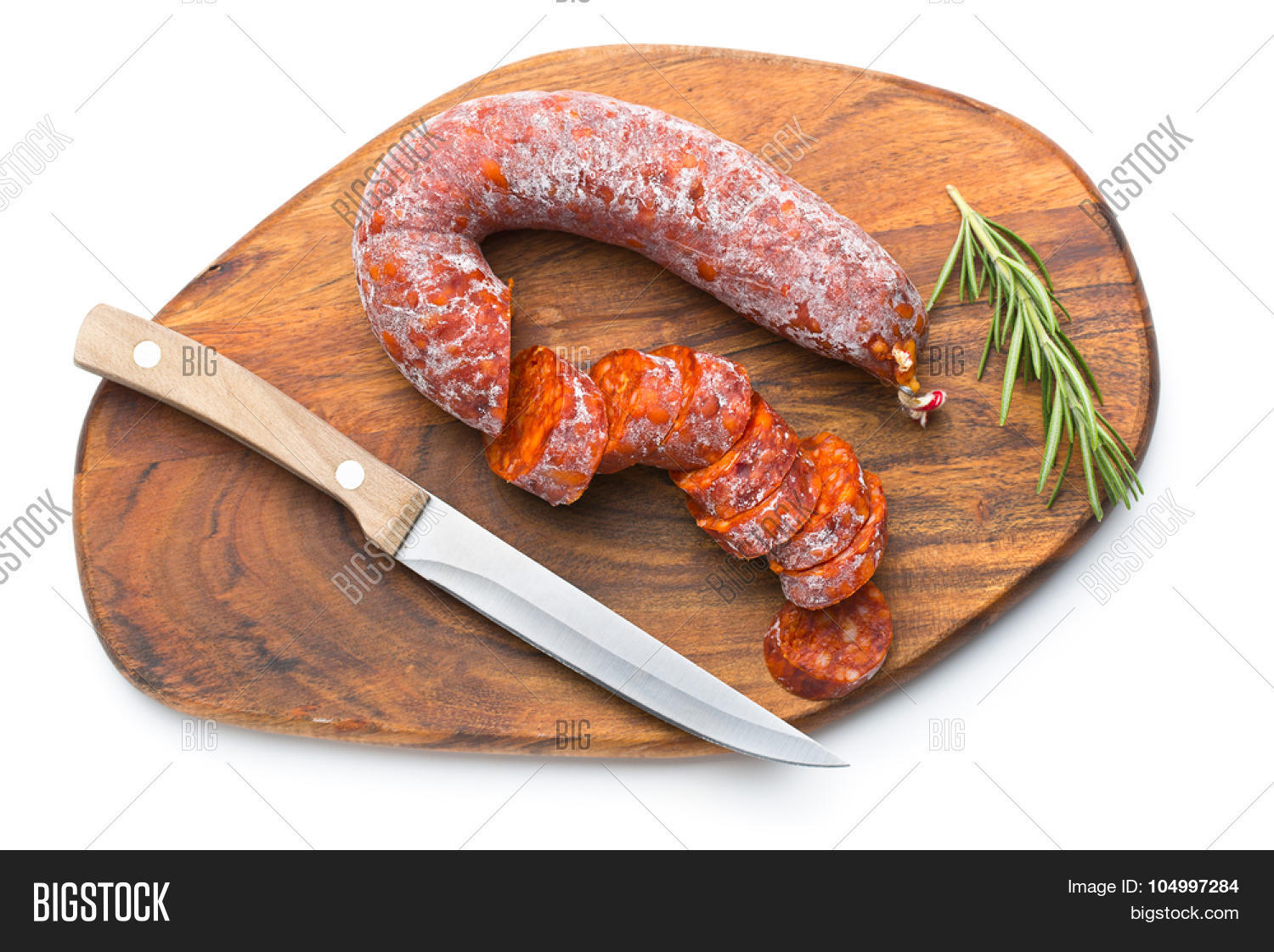 Sliced Chorizo Sausage Image & Photo (Free Trial) | Bigstock