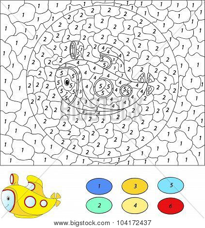 Color By Number Vector & Photo (Free Trial) | Bigstock