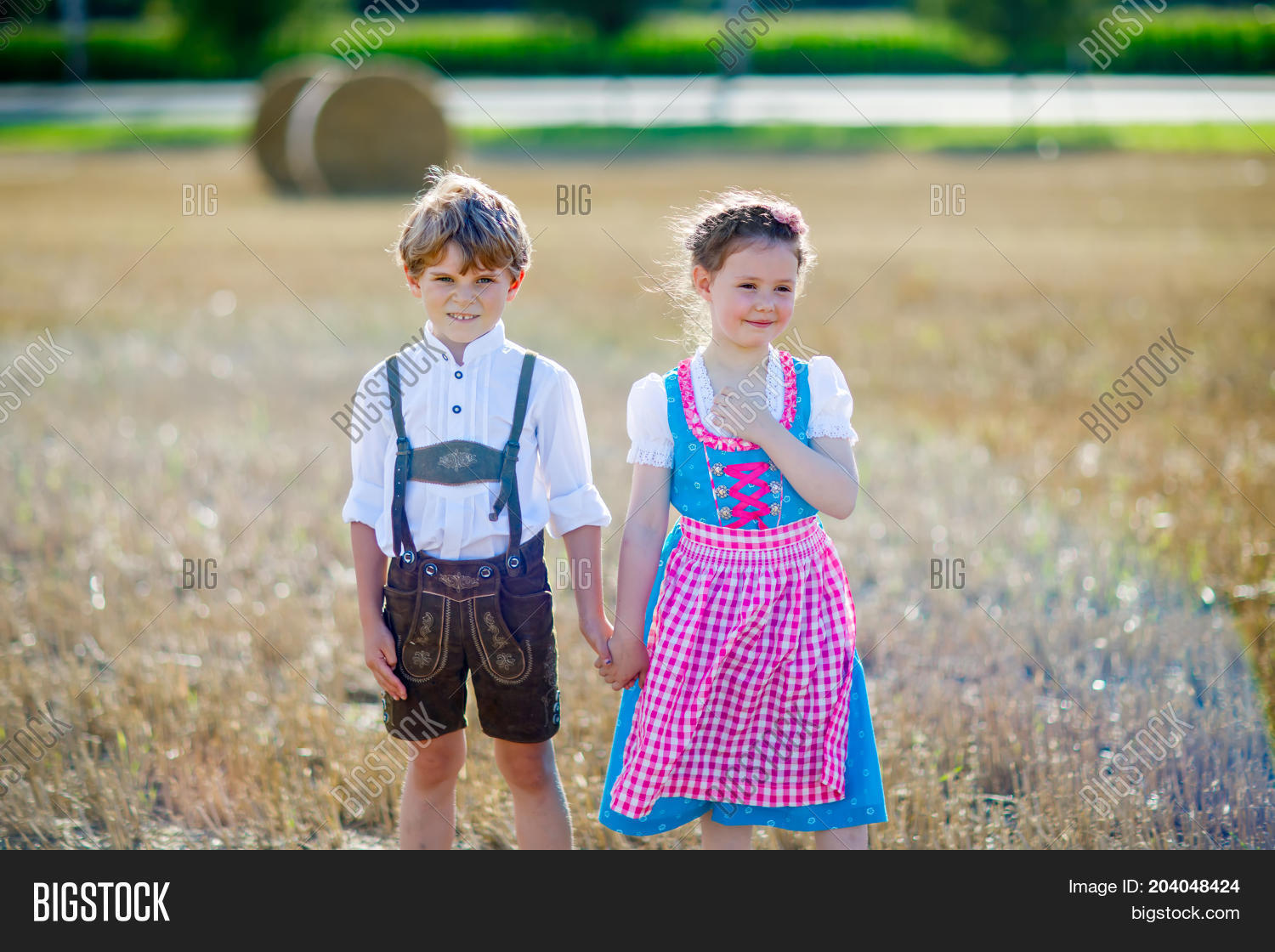 Two Kids Traditional Image & Photo (Free Trial) | Bigstock